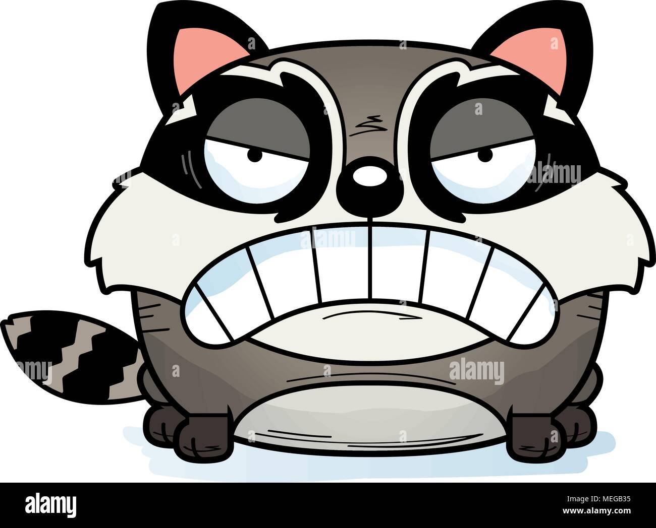 Angry Raccoon Cartoon