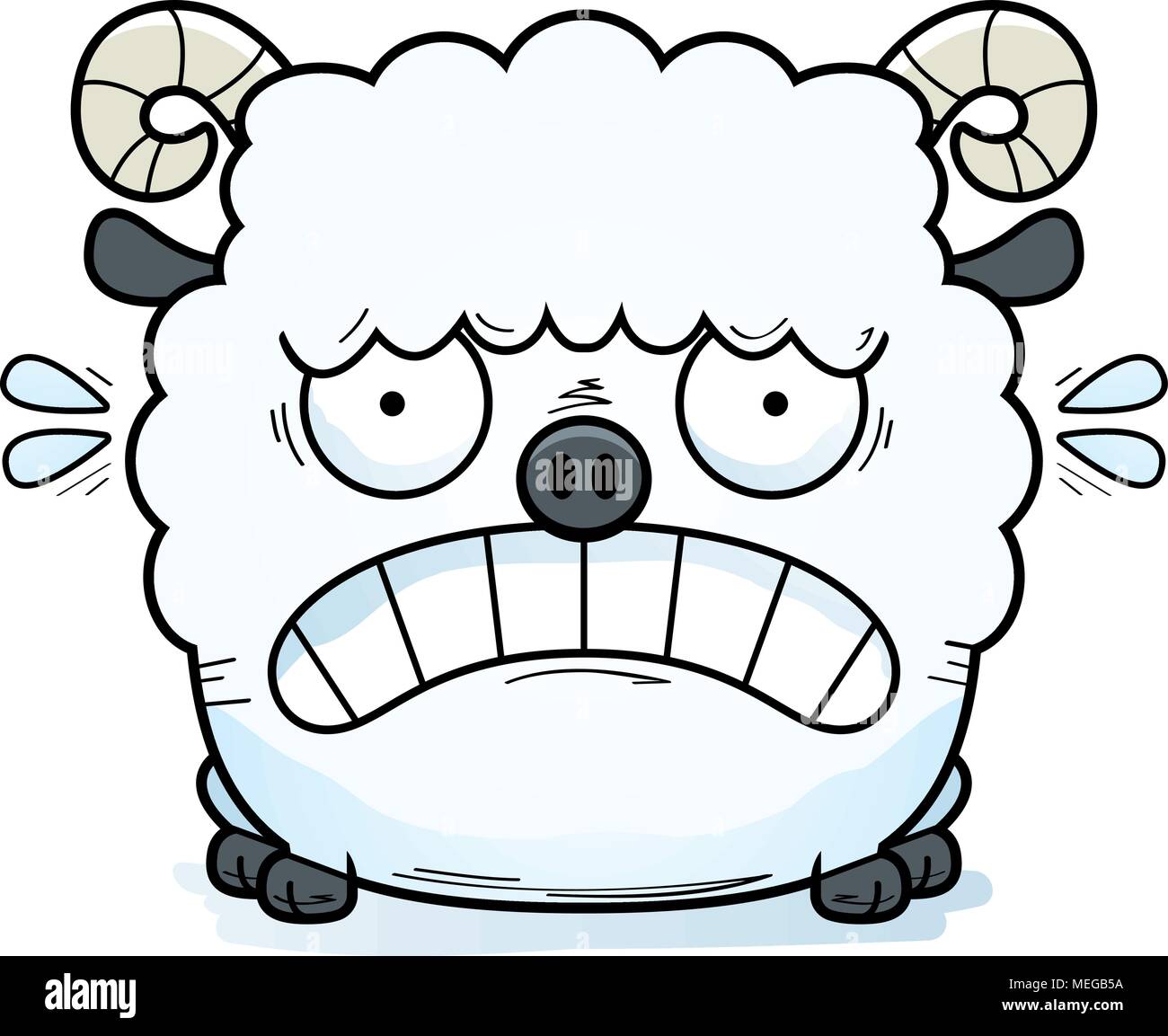 Sheep scared Stock Vector Images - Alamy