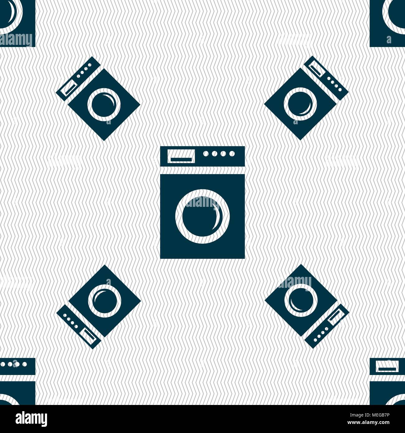 Whirlpool washing machine Stock Vector Images - Alamy