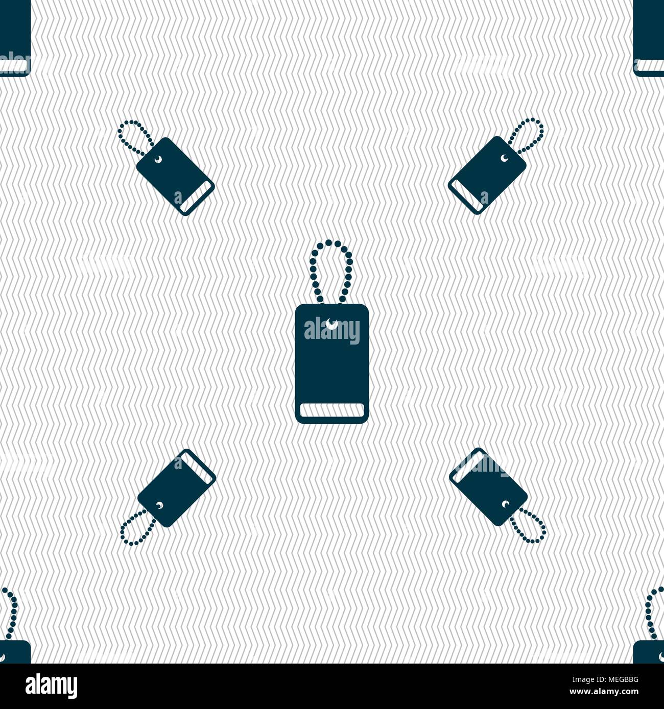 army chains icon sign. Seamless pattern with geometric texture. Vector ...
