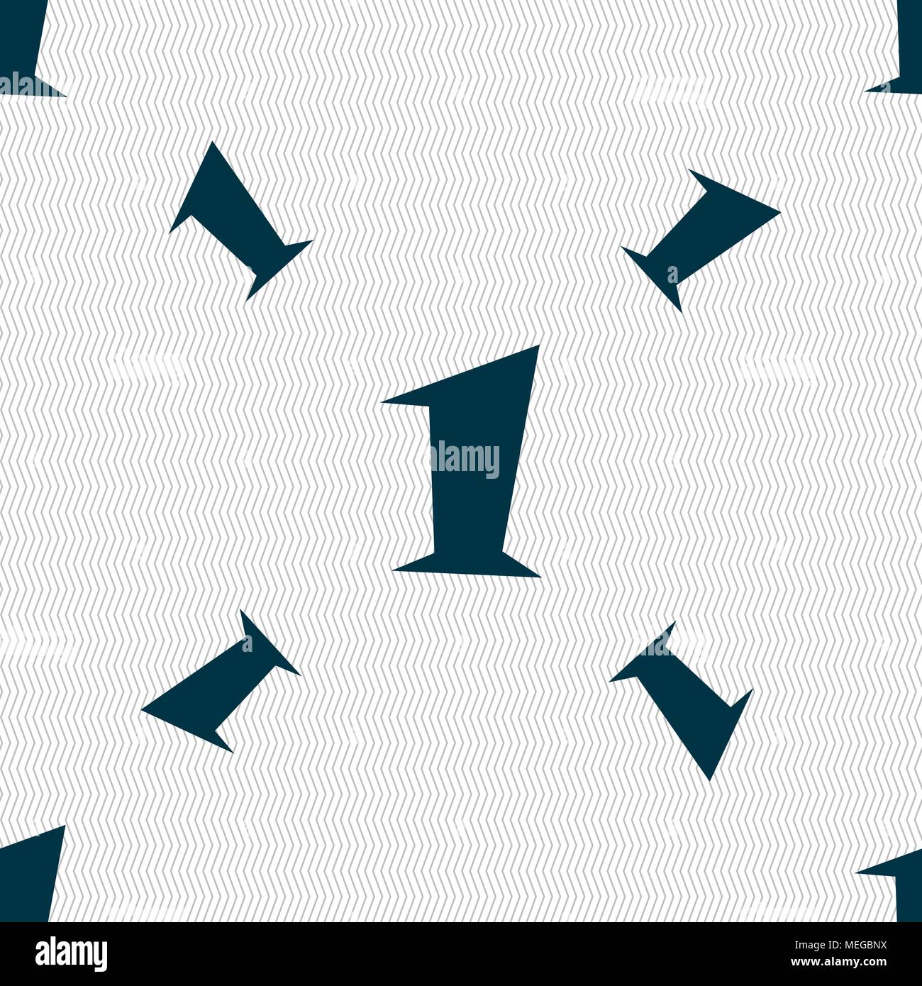 First place award sign. Winner symbol. Step one. Seamless pattern with ...