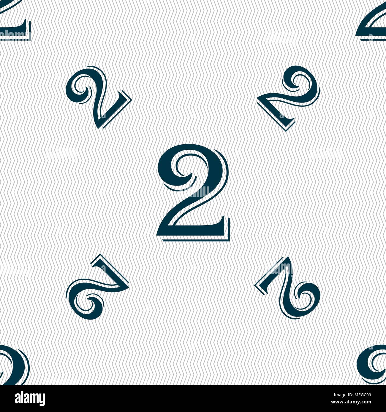 Second place award sign. Winner symbol. Step two.. Seamless pattern ...