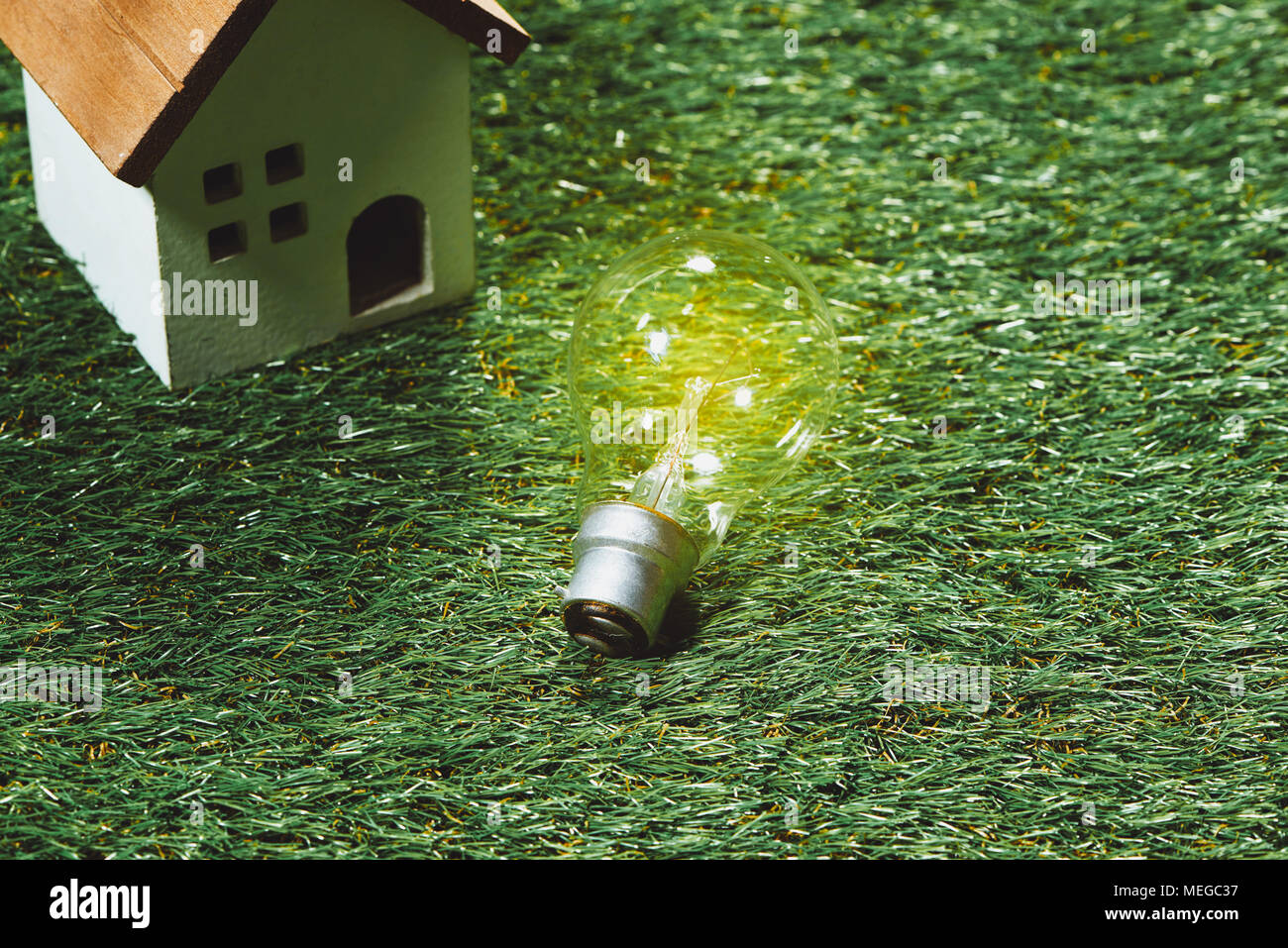 Green building house and energy saving concept Stock Photo - Alamy