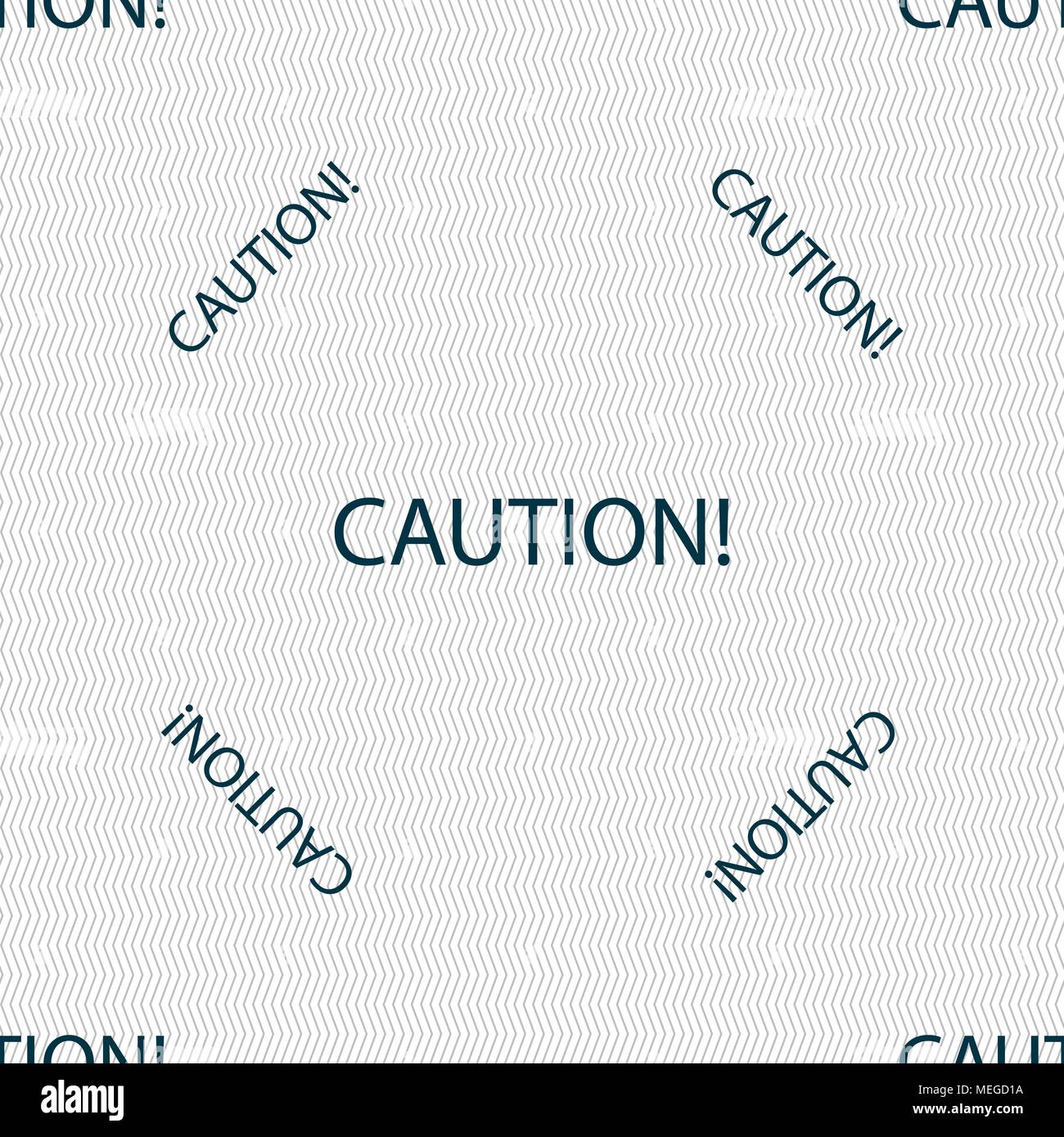 Attention caution sign icon. Exclamation mark. Hazard warning symbol ...