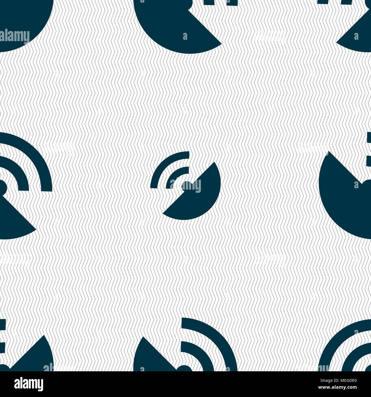 GPS icon. Flat modern. Seamless abstract background with geometric ...