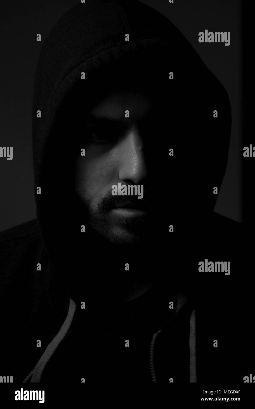 Low key portrait photography Stock Photo - Alamy