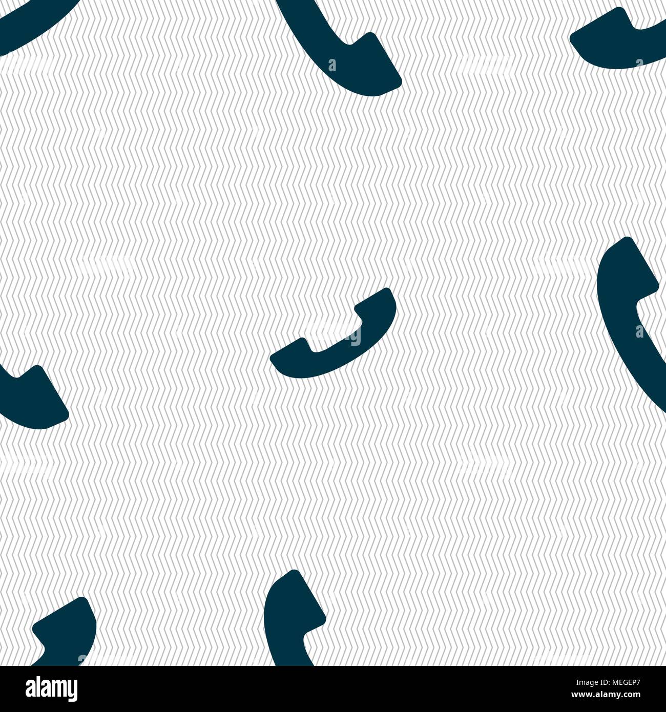 Phone sign icon. Support symbol. Call center. Seamless abstract ...