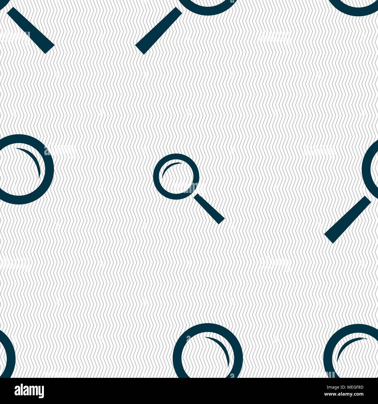Magnifier glass sign icon. Zoom tool button. Navigation search symbol ...