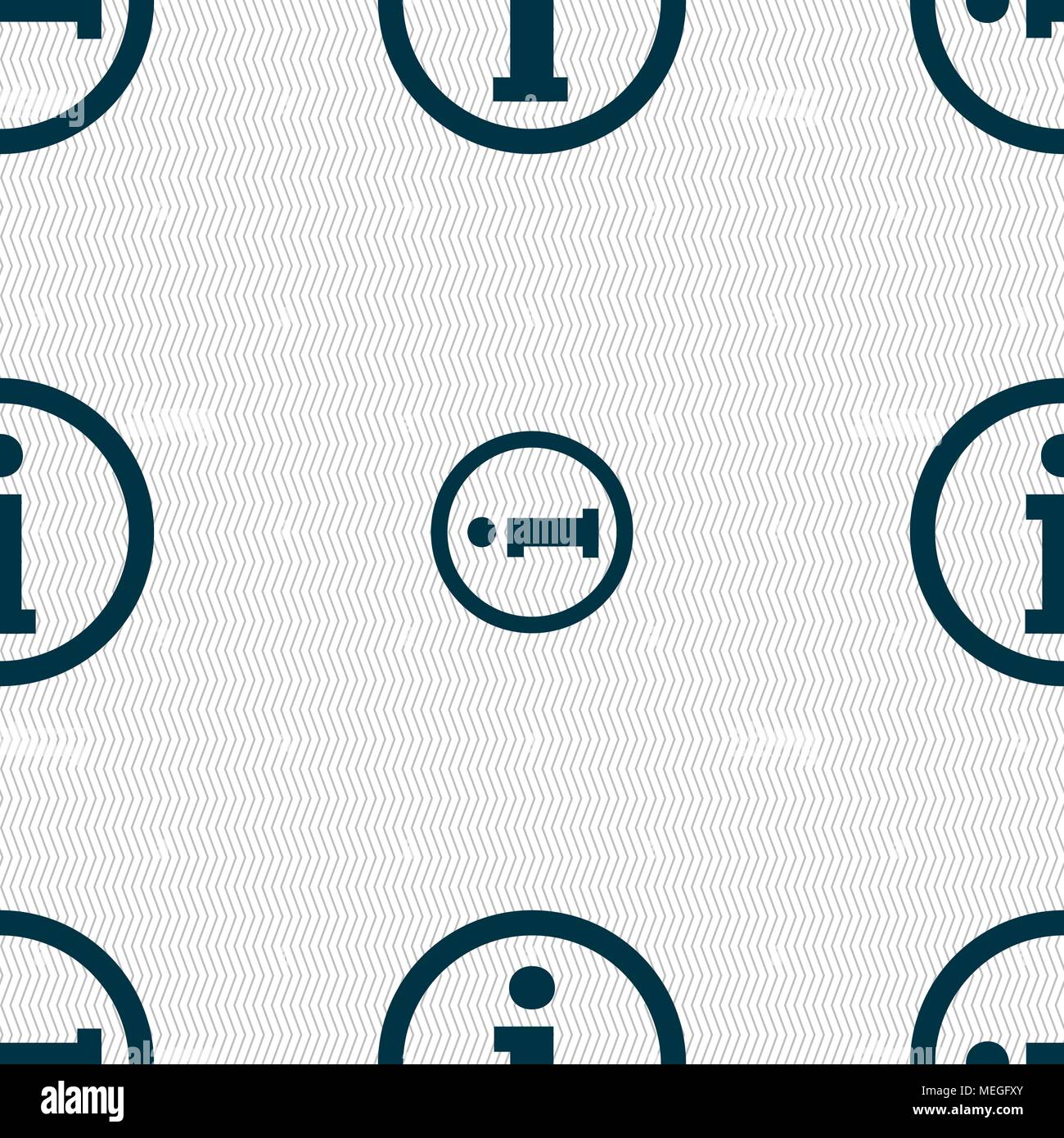 Information sign icon. Info speech bubble symbol. Seamless abstract ...