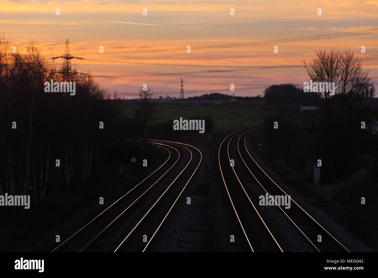 Diverging Railway High Resolution Stock Photography and Images - Alamy