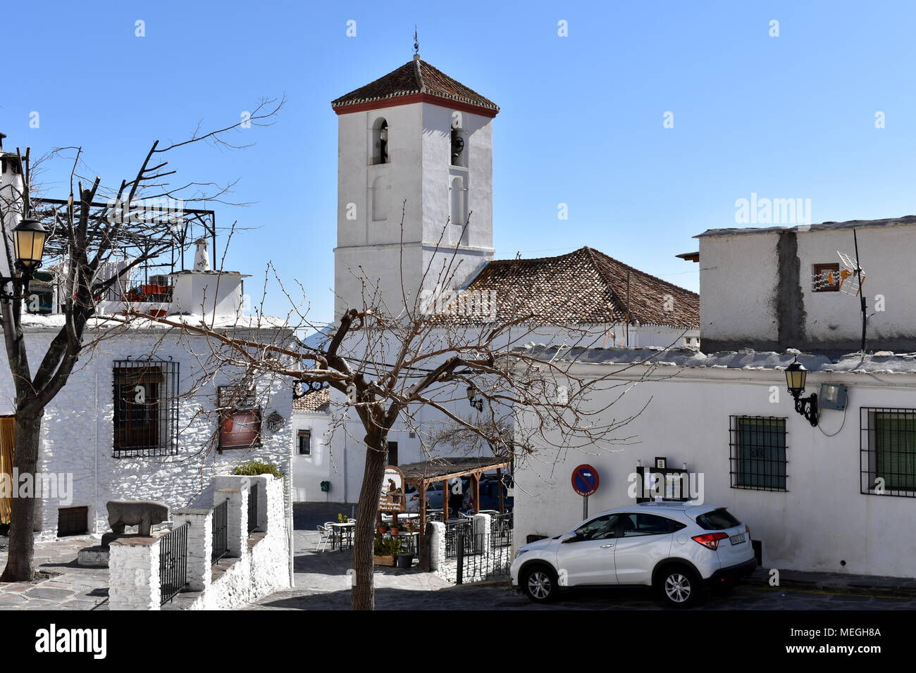 Capileira town square hi-res stock photography and images - Alamy