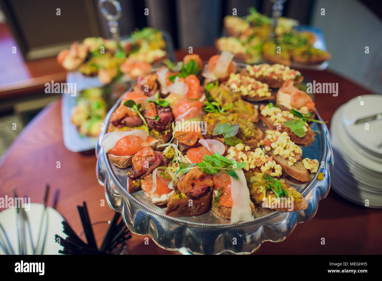 Food Buffet Catering Dining Eating color diet Stock Photo - Alamy
