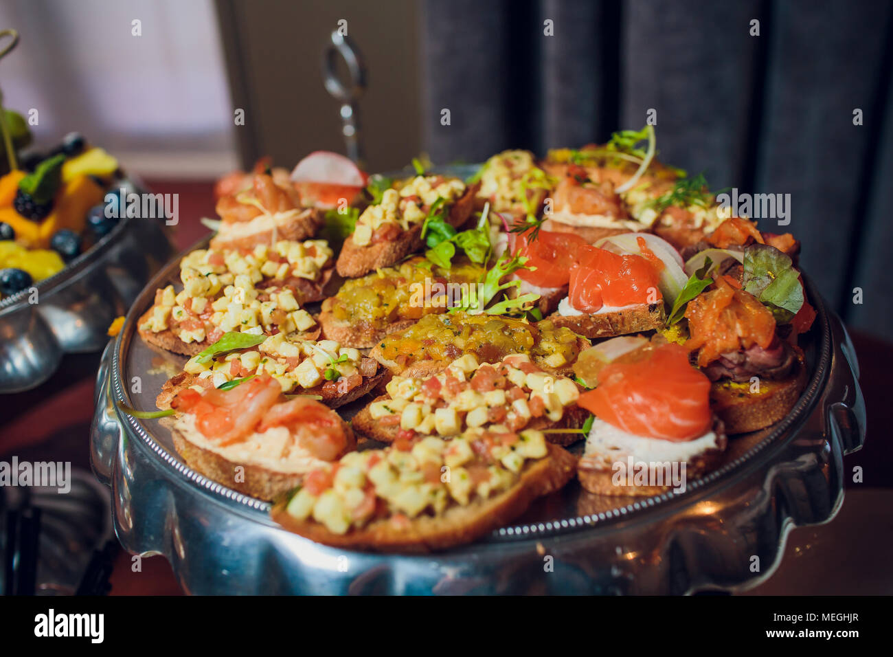 Food Buffet Catering Dining Eating color diet Stock Photo - Alamy
