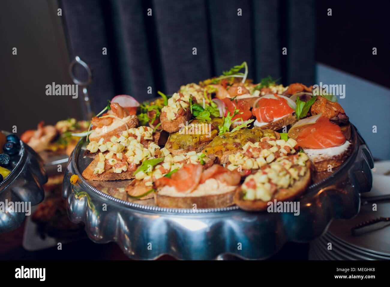 Food Buffet Catering Dining Eating color diet Stock Photo - Alamy