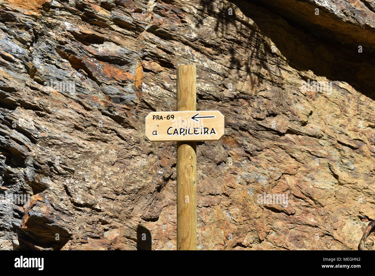 Walking signpost alpujarras hi-res stock photography and images - Alamy