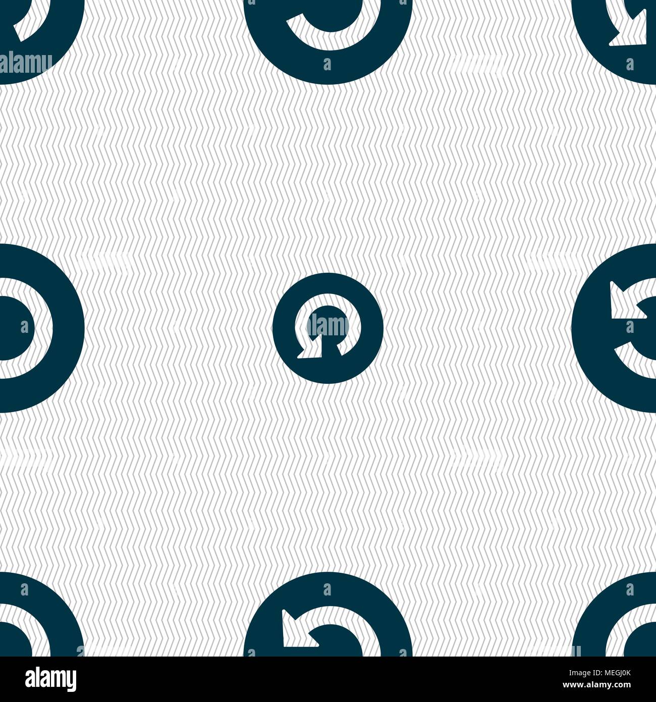 Upgrade, arrow icon sign. Seamless abstract background with geometric ...