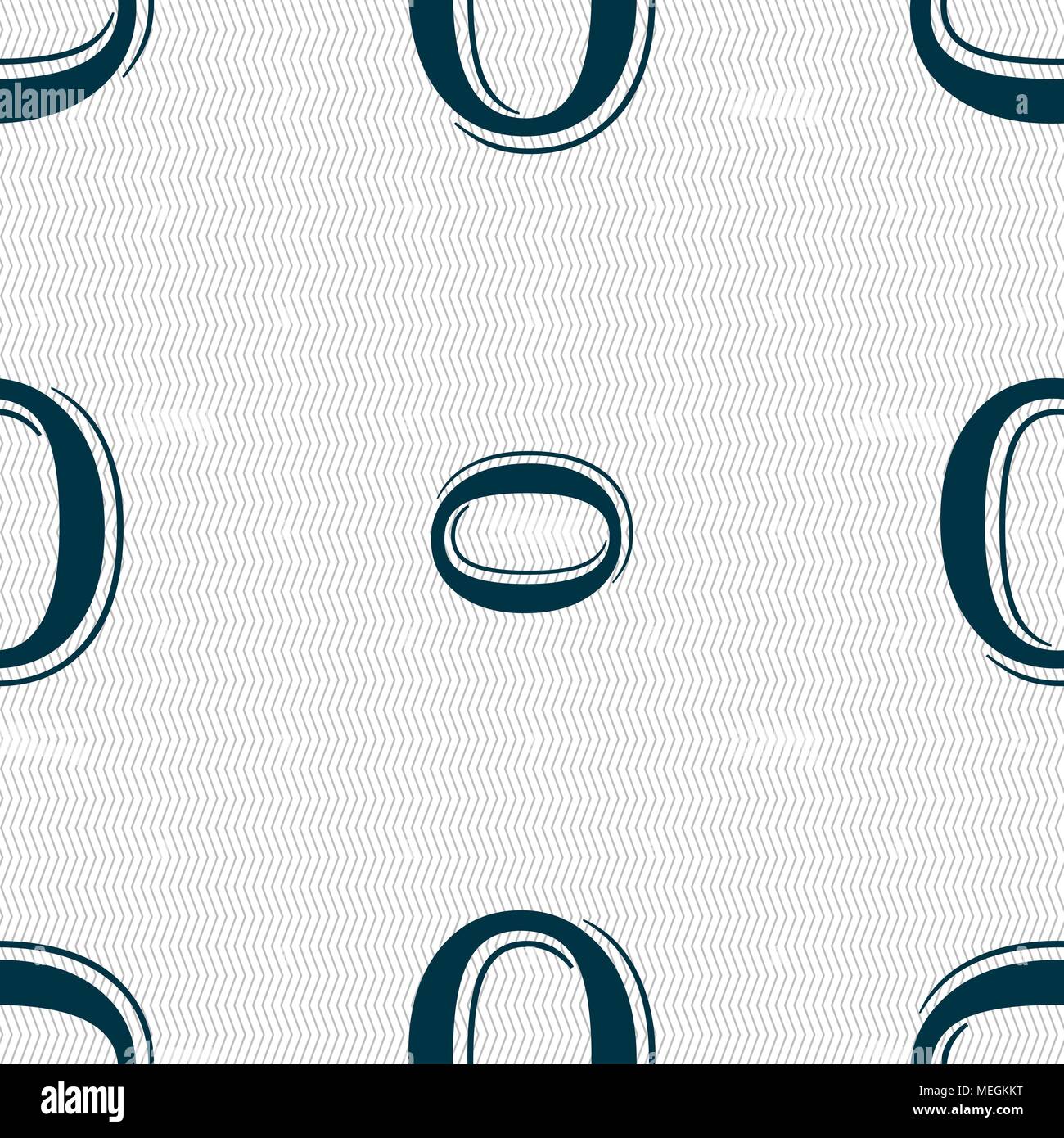 number zero icon sign. Seamless abstract background with geometric ...