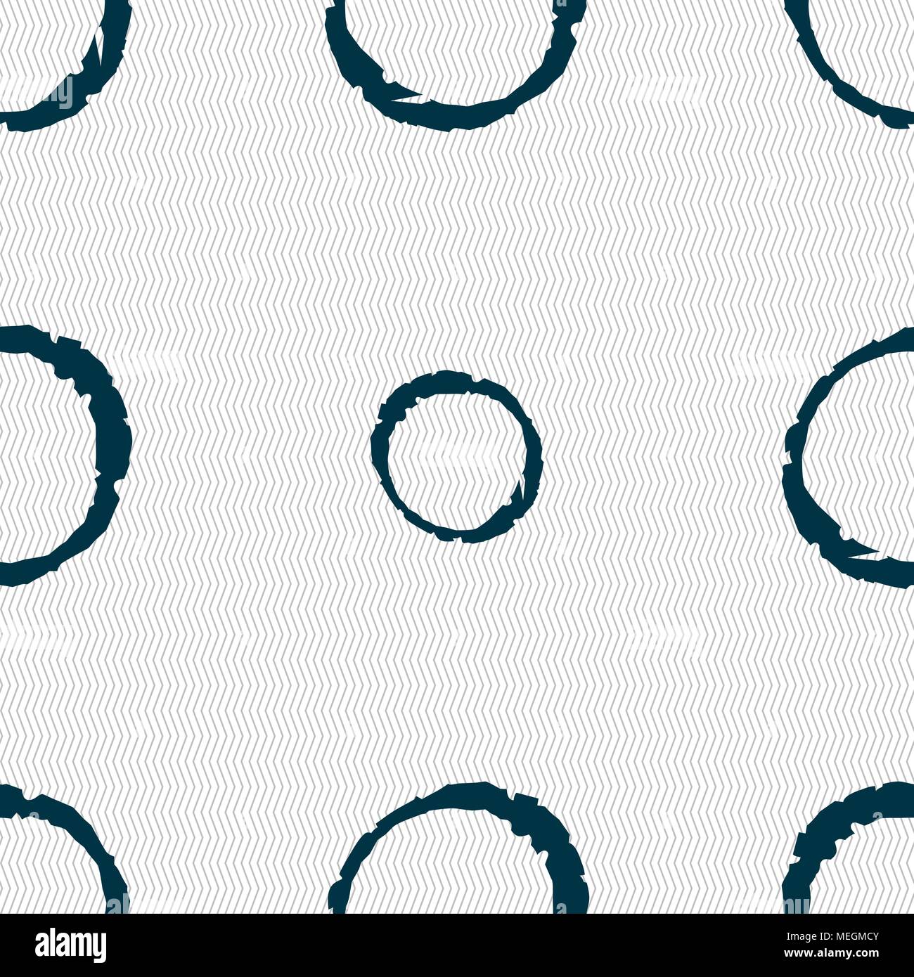 number zero icon sign. Seamless abstract background with geometric ...