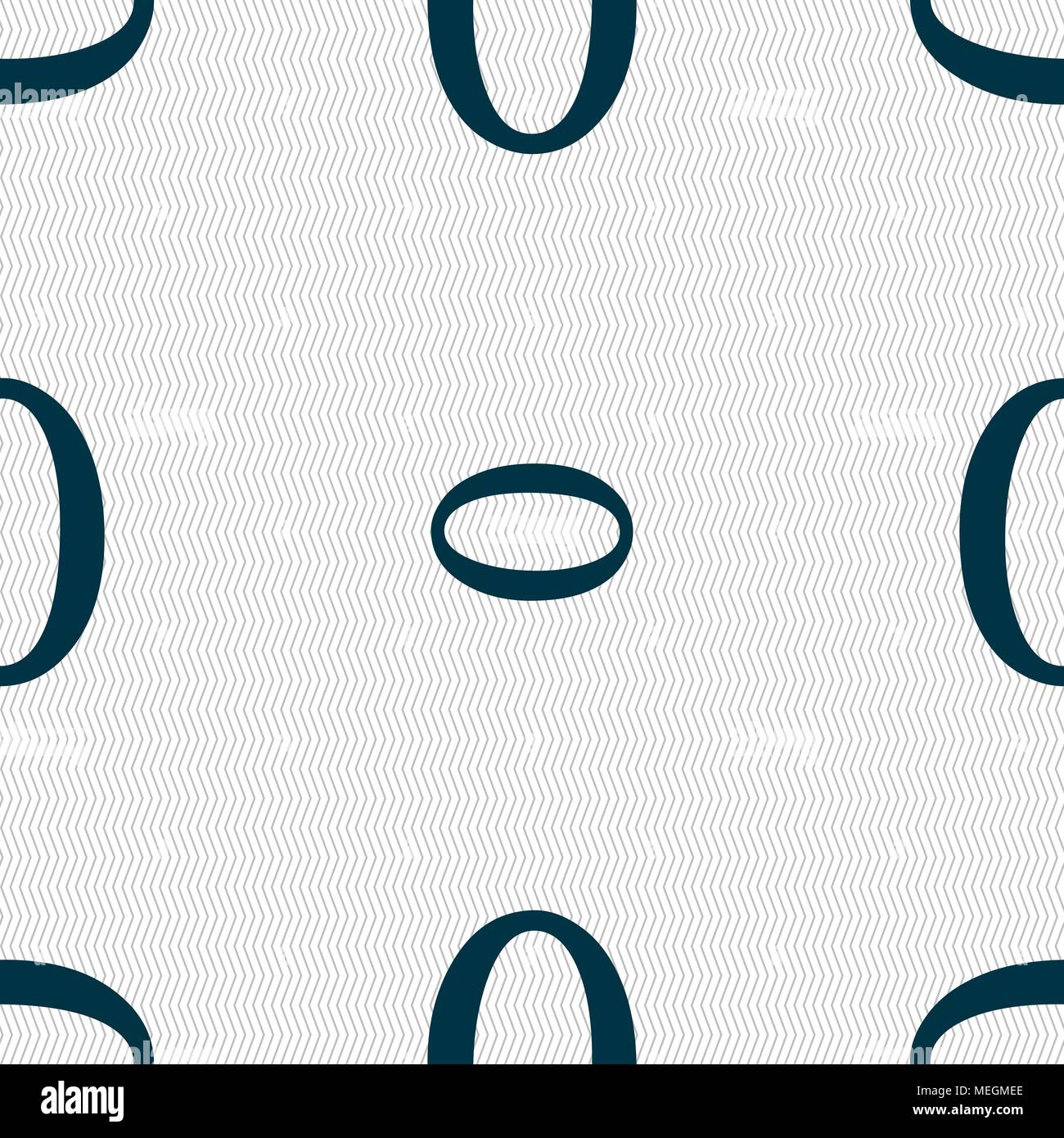 number zero icon sign. Seamless abstract background with geometric ...