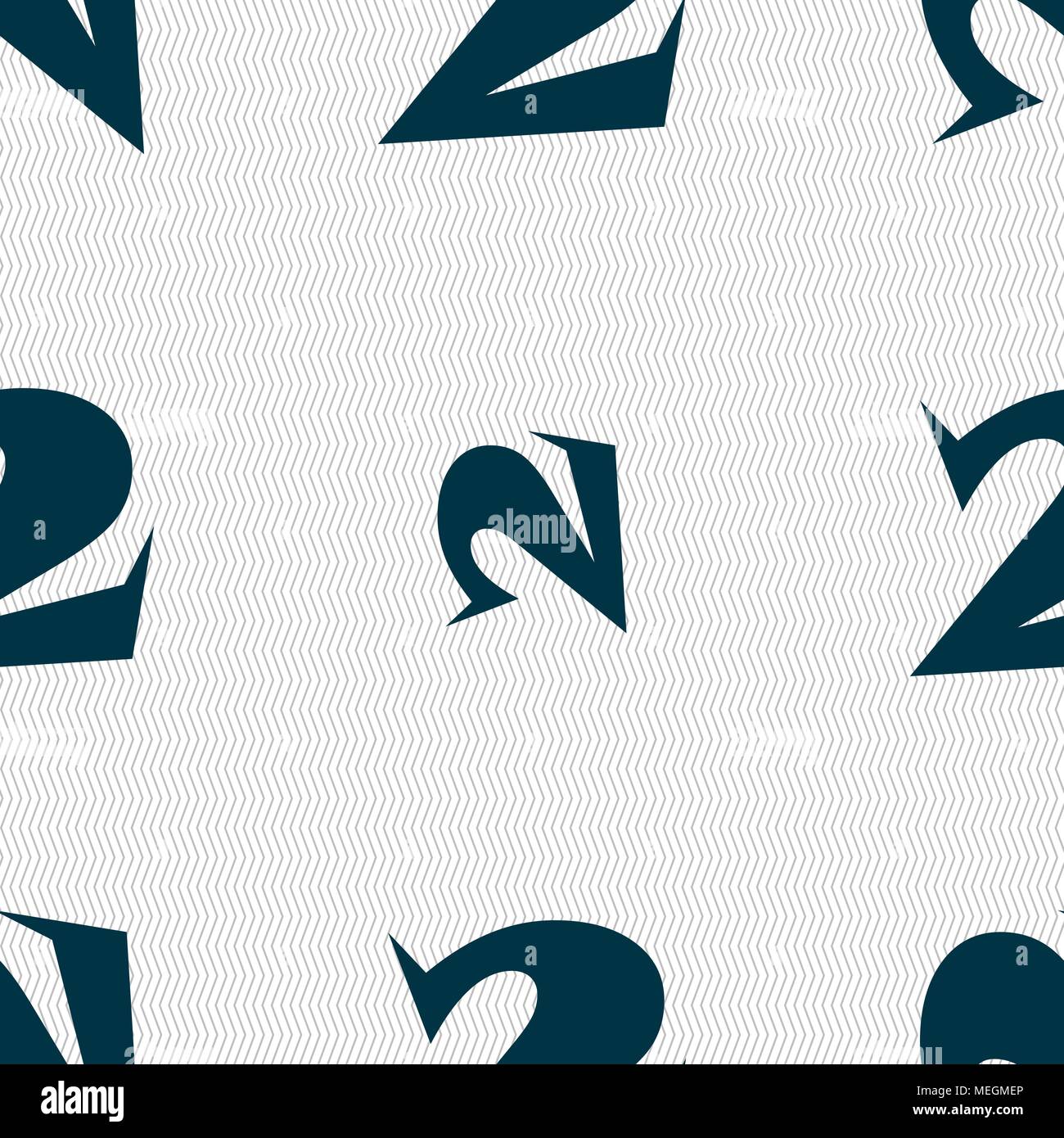 Second place award sign. Winner symbol. Step two.. Seamless abstract ...