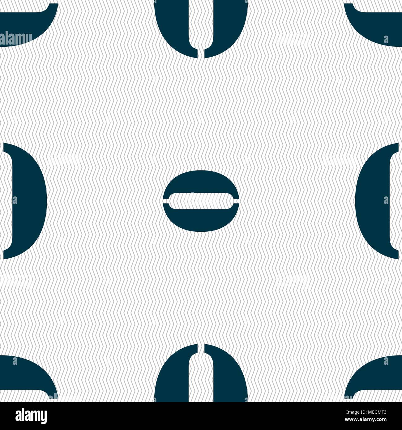 number zero icon sign. Seamless abstract background with geometric ...