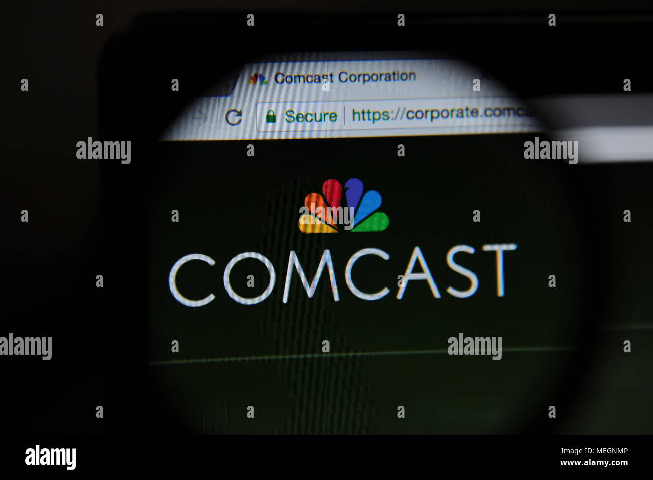 Comcast logo hi-res stock photography and images - Alamy