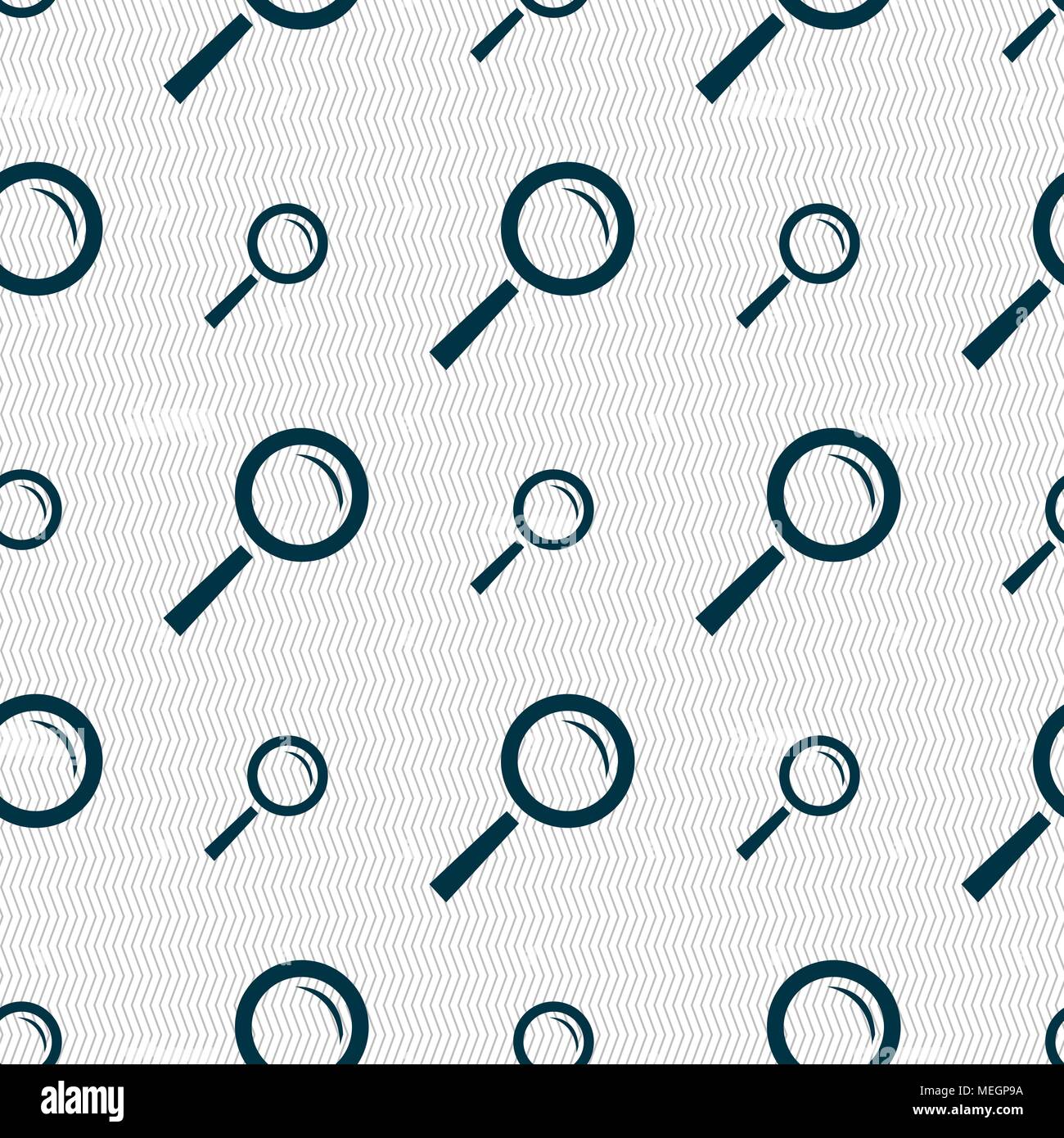 Magnifier glass sign icon. Zoom tool button. Navigation search symbol ...