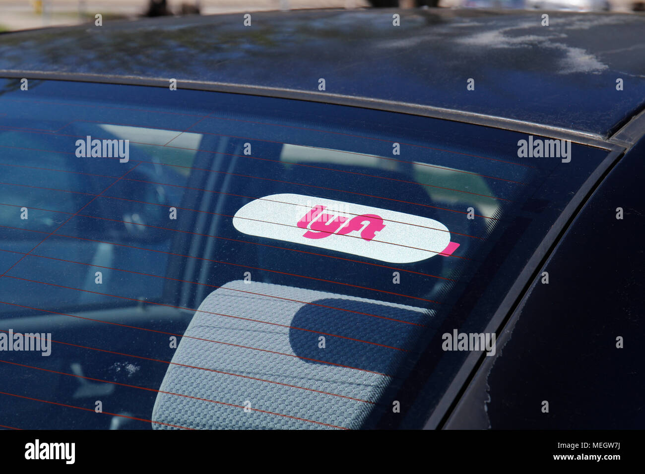 Uber sticker hi-res stock photography and images - Alamy