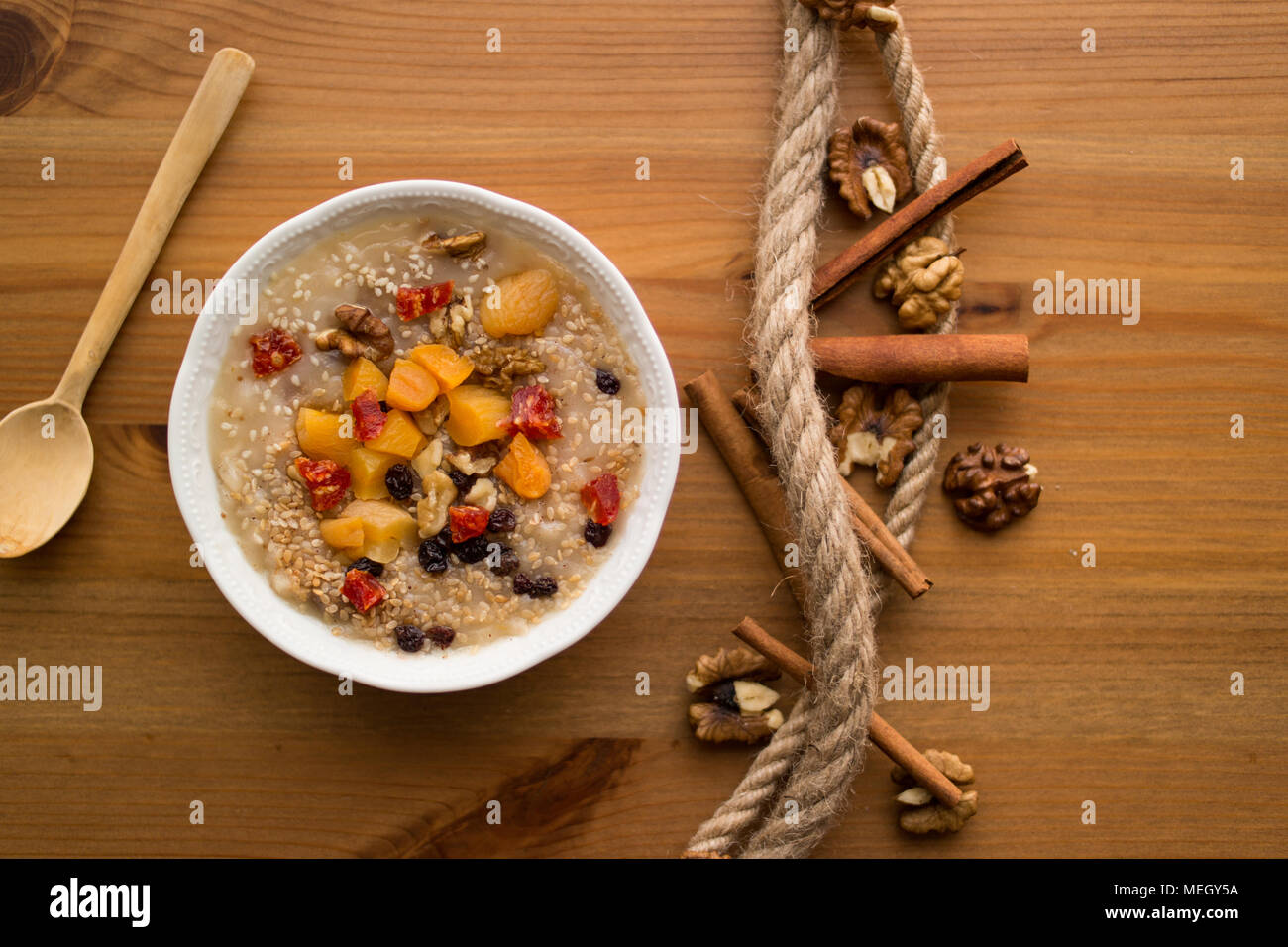 Turkish Traditional Dessert Ashure (Noah's Pudding Stock Photo - Alamy