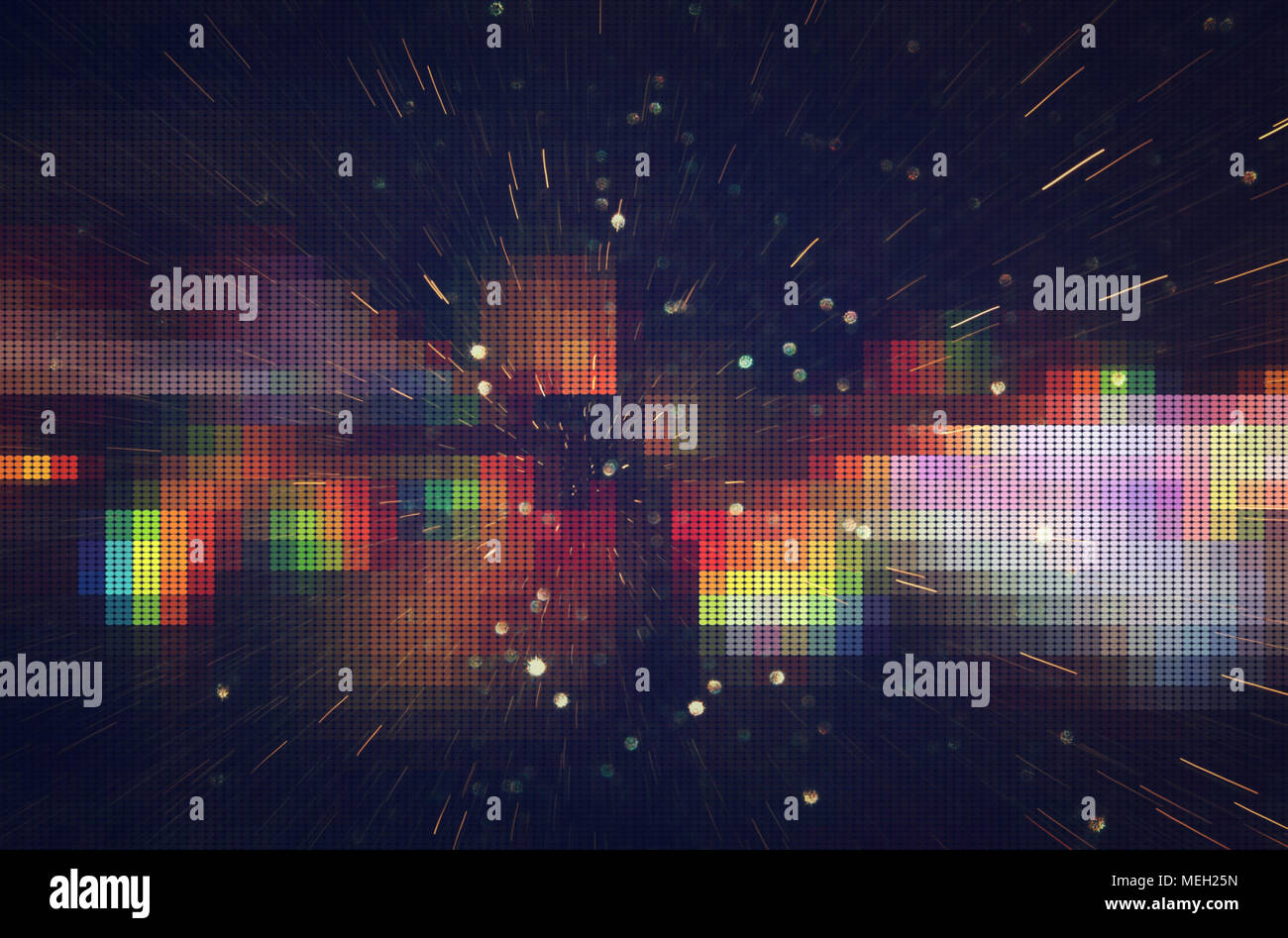 Test Screen Glitch Texture Stock Photo - Alamy