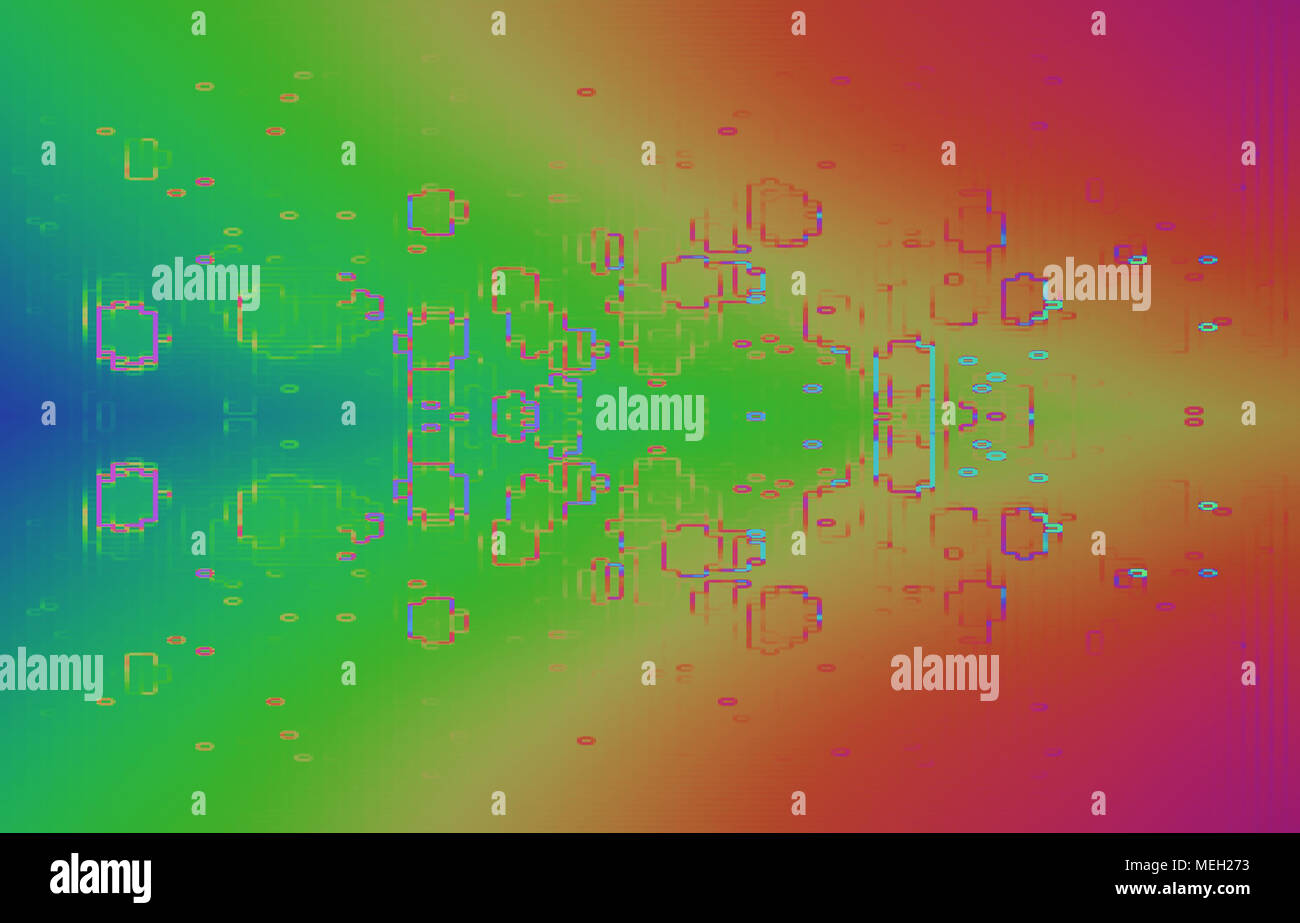 Test Screen Glitch Texture Stock Photo - Alamy