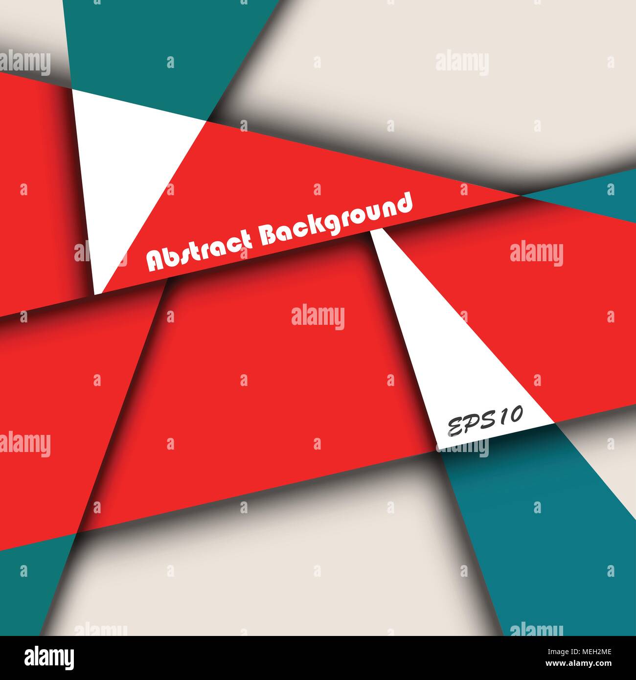 Art of colorful geometric pattern banner background. Illustration ...