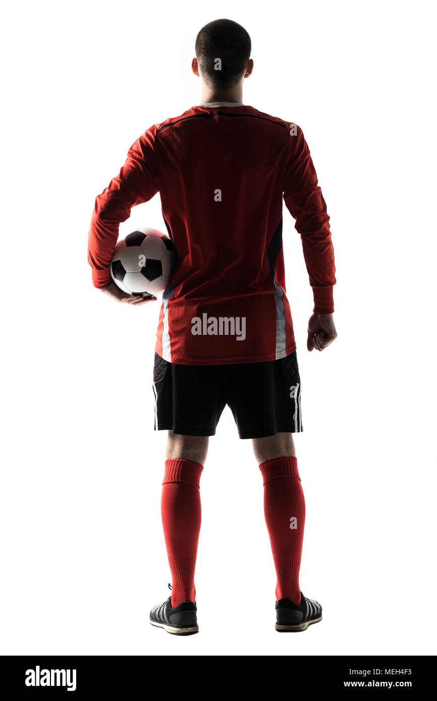 Back view young man silhouette Cut Out Stock Images & Pictures - Alamy