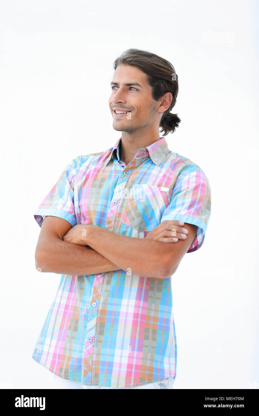 modern man , confidently looking forward Stock Photo - Alamy