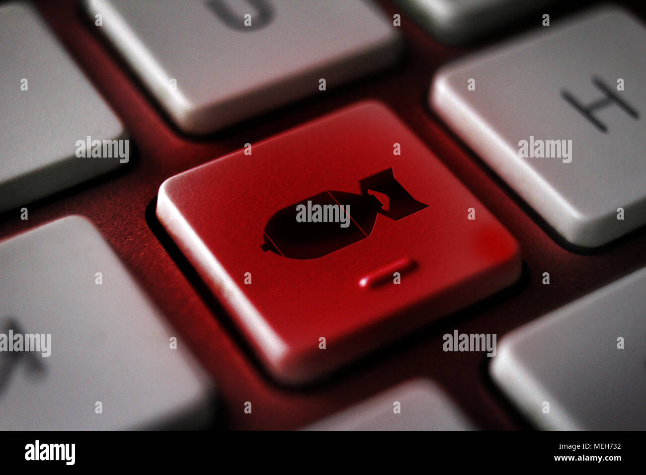 Nuclear weapon launch button hi-res stock photography and images - Alamy