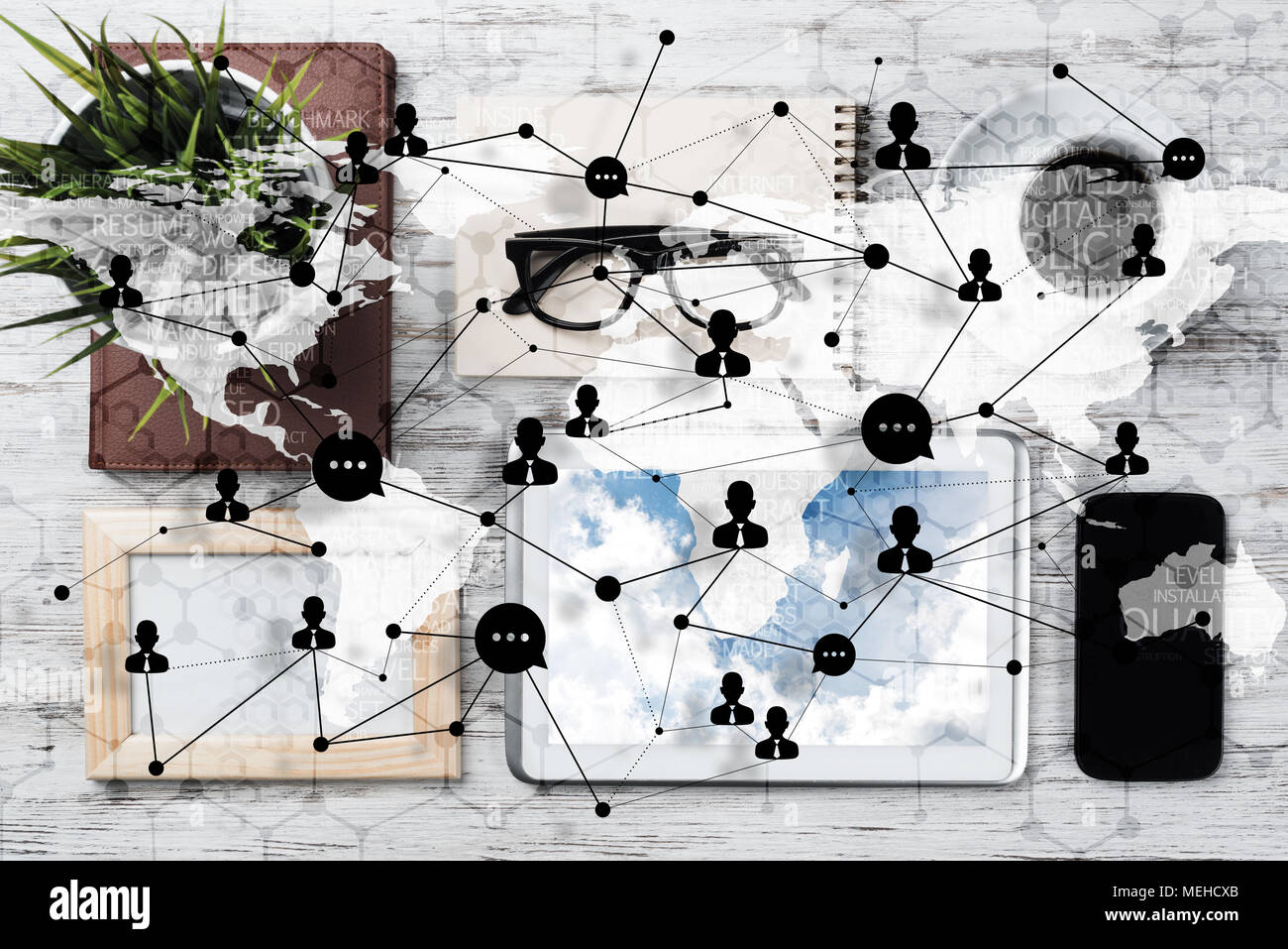 Social connection and networking concepts Stock Photo - Alamy