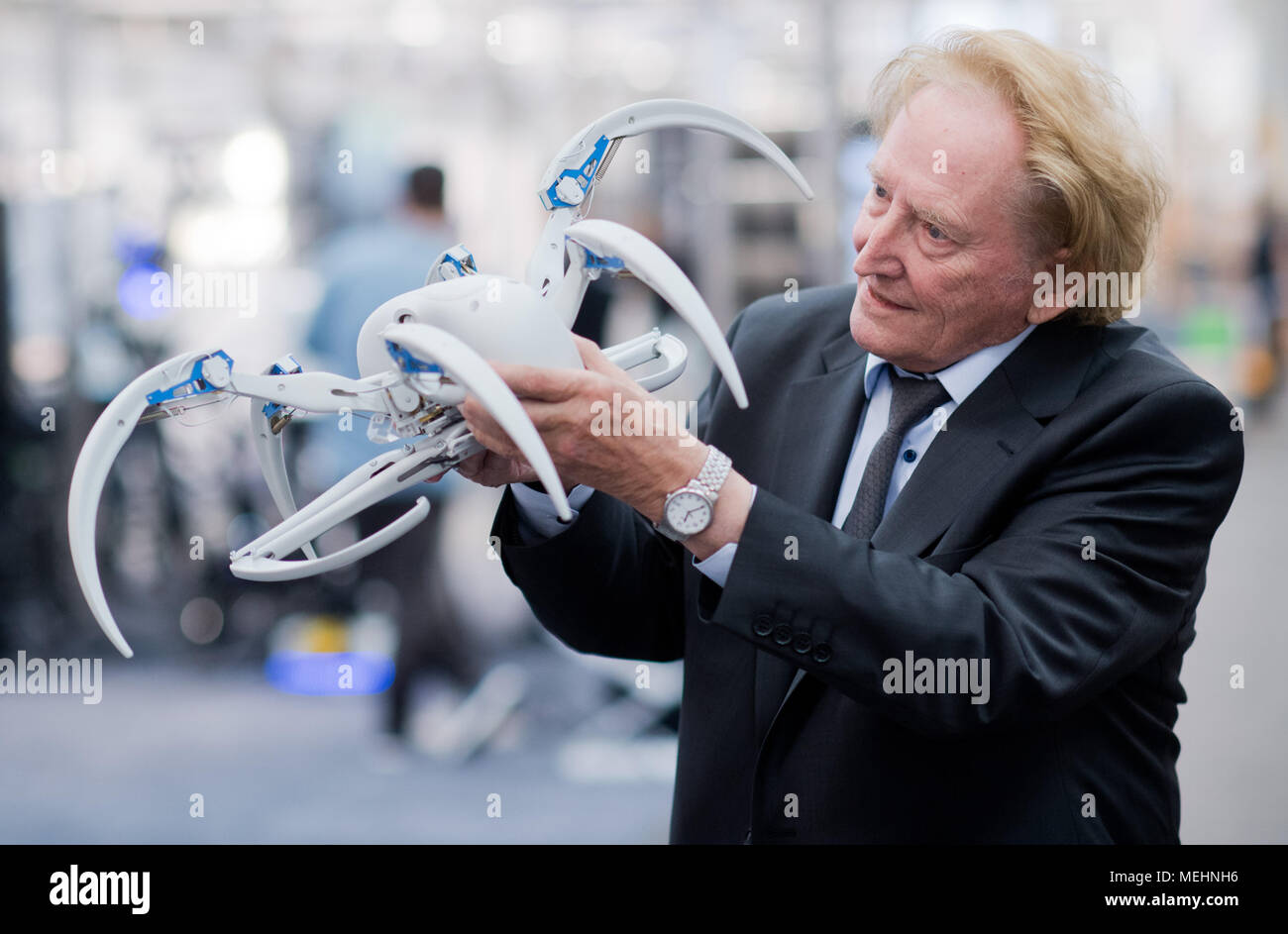 Hanover, Germany, 22 April 2018. The explorer who discovered the ...