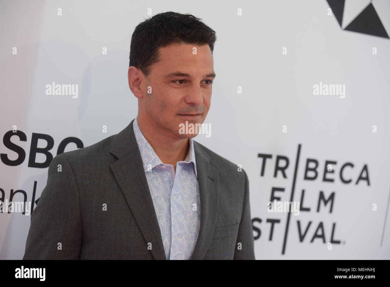 New York, USA, 22 April 2018. David Alan Basche attends the 'Egg ...