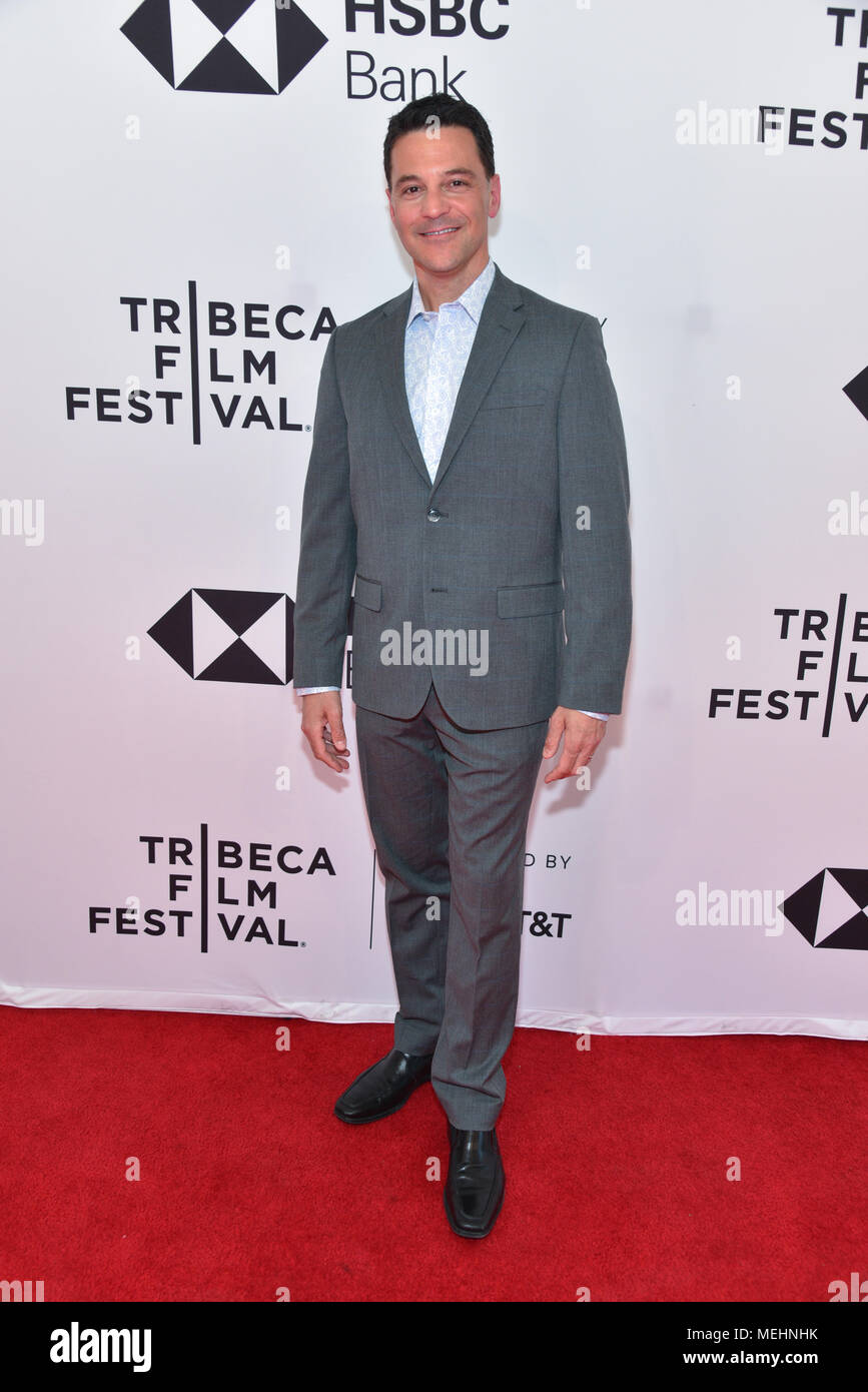 New York, USA, 22 April 2018. David Alan Basche attends the 'Egg ...