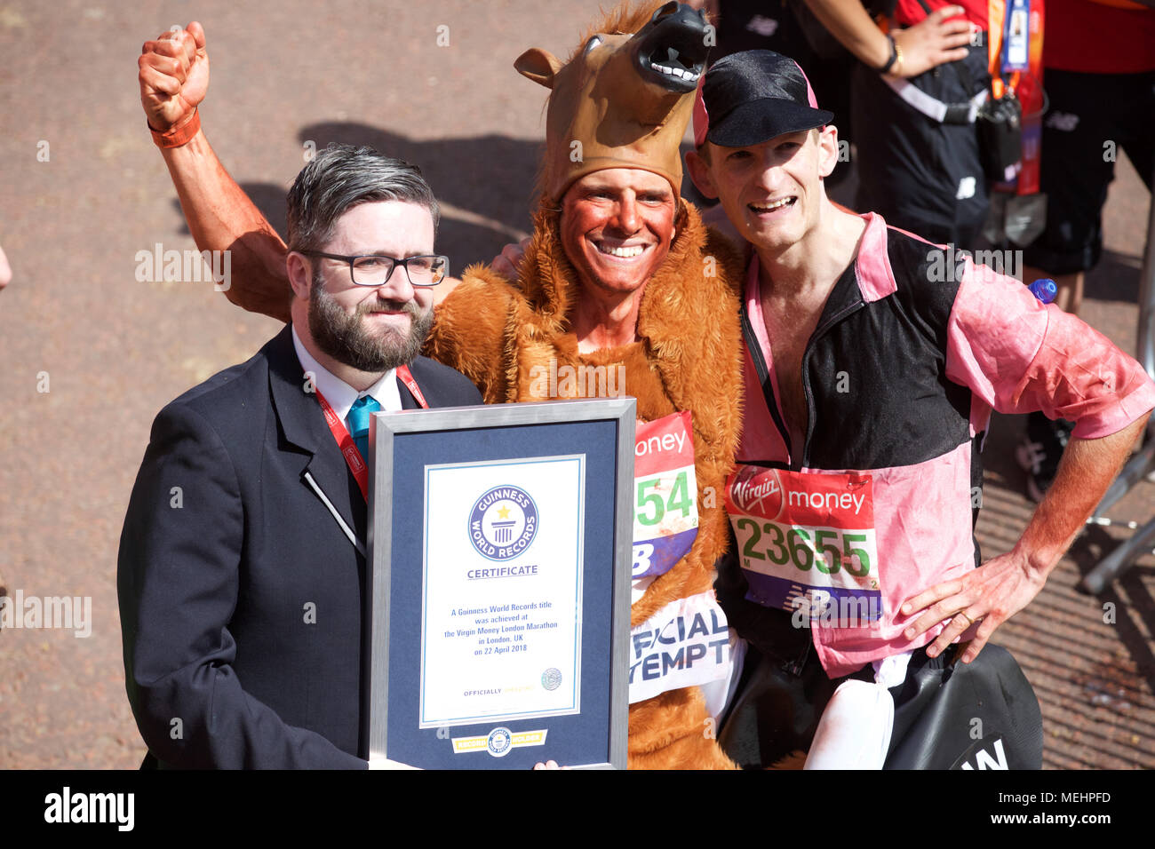Guinness world record runners hi-res stock photography and images - Alamy