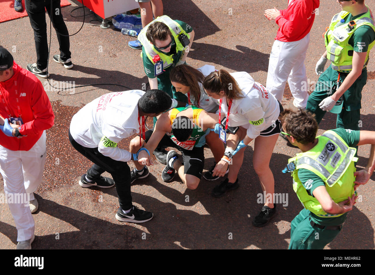 London Marathon Record Heat High Resolution Stock Photography and ...