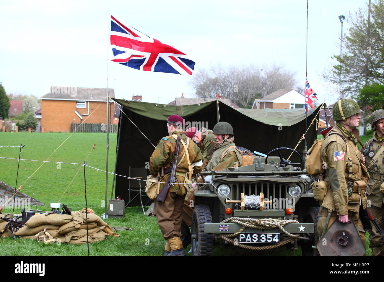 Ww2 reconstruction uk hi-res stock photography and images - Alamy
