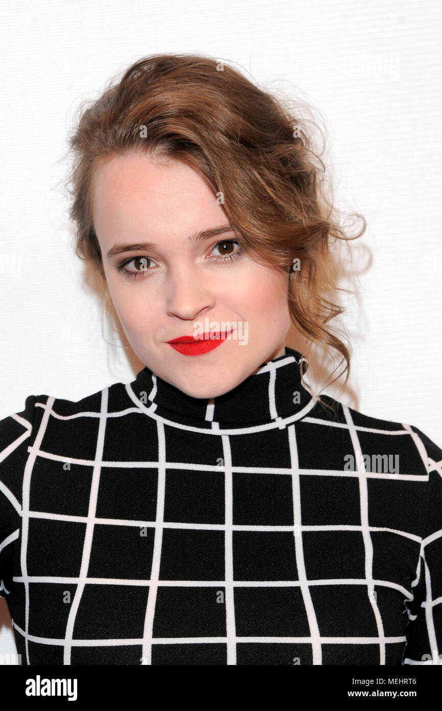 New York, USA, 21 April 2018. Actress Nadia Alexander attends a ...