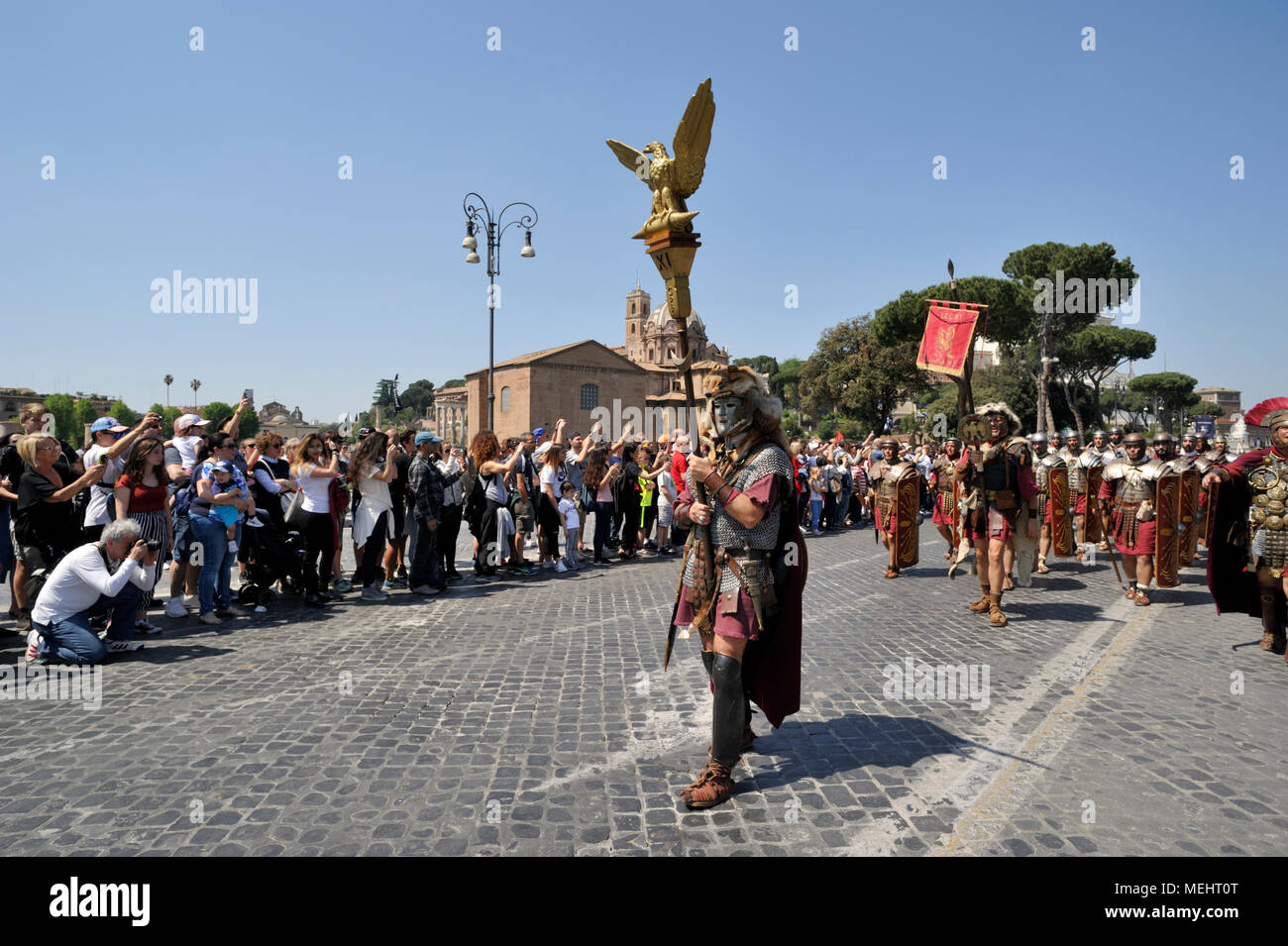 Rome, Italy. 22nd April, 2018. Natale di Roma in Rome, Italy. Rome ...