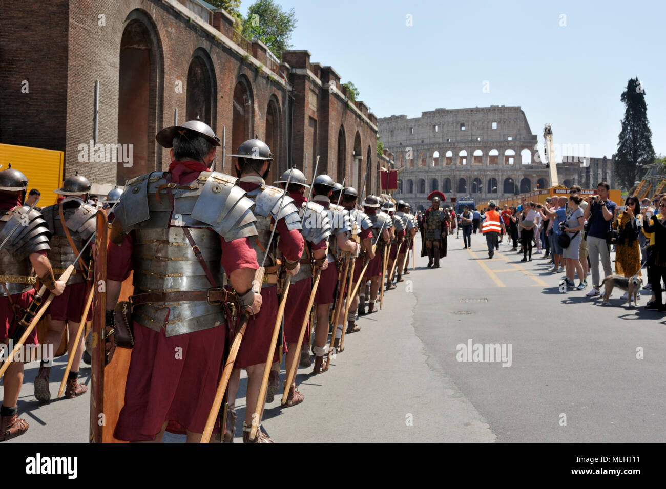 Rome, Italy. 22nd April, 2018. Natale di Roma in Rome, Italy. Rome ...