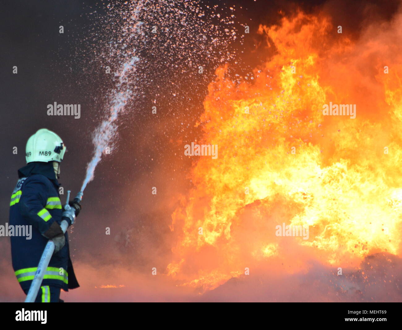 Albanian firefighters hi-res stock photography and images - Alamy