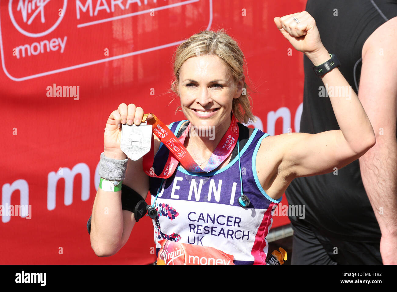 London, UK, 22nd April 2018. Celebrity and presenter Jenni Falconer ...