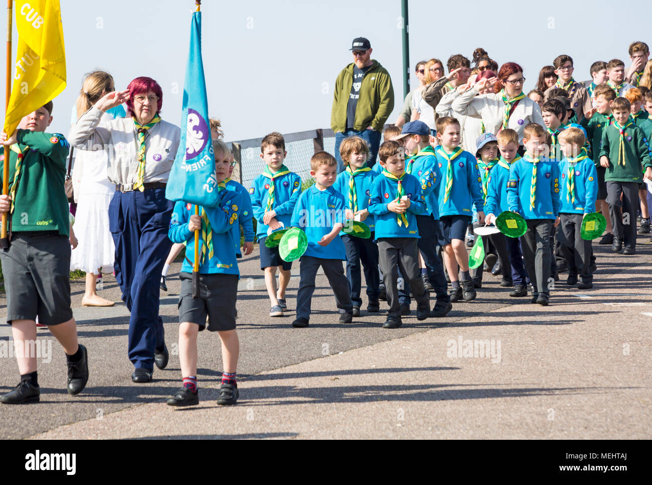 Boy scout salute uniform hi-res stock photography and images - Alamy