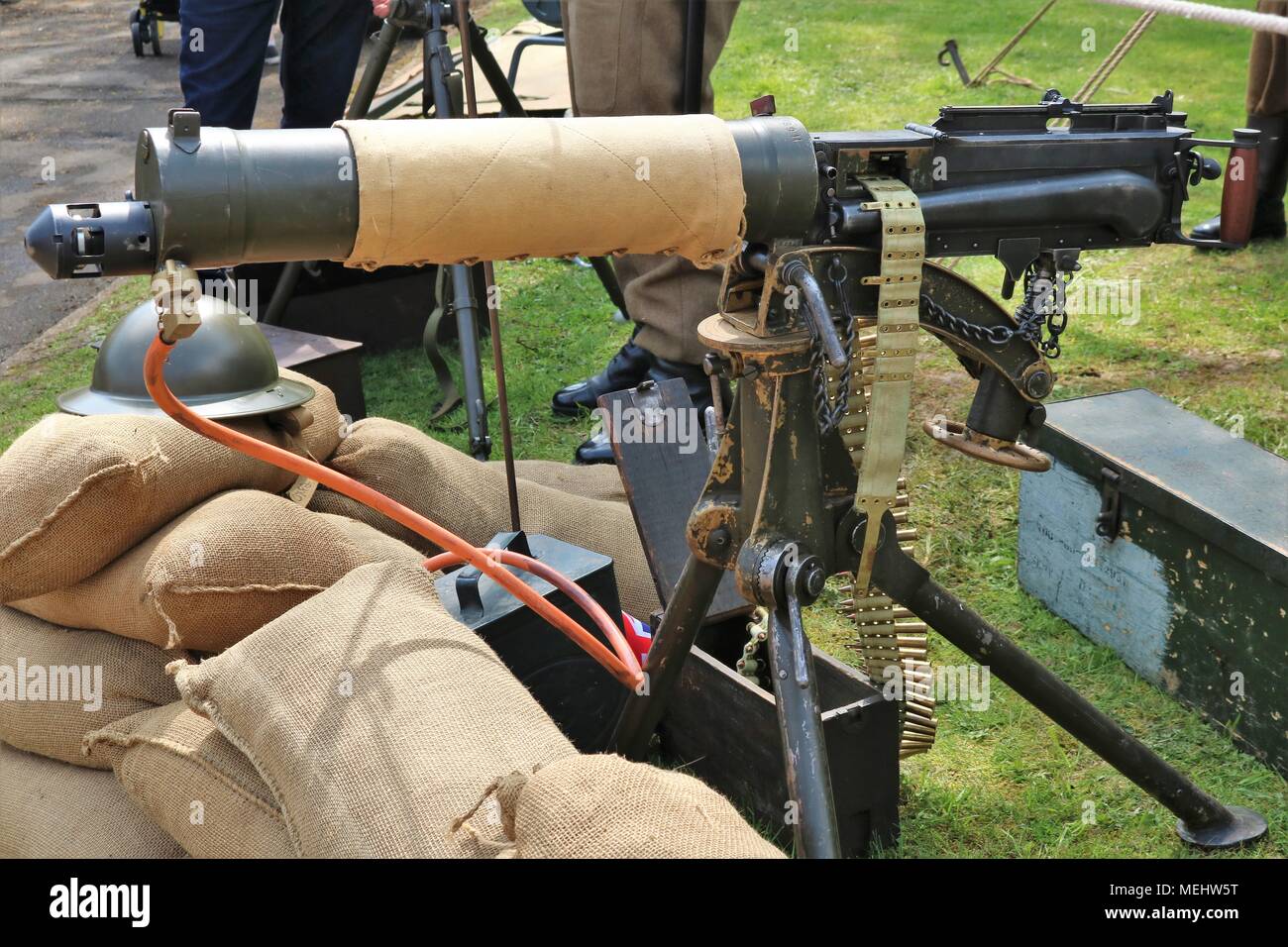 Machine gun ww1 hi-res stock photography and images - Alamy
