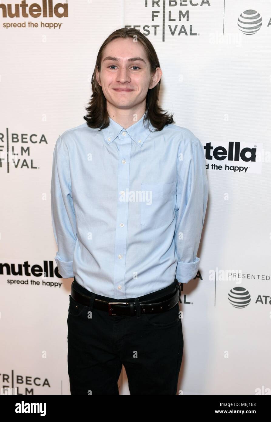 New York, NY, USA. 22nd Apr, 2018. Jacob Garrett, seen at TFF for ...